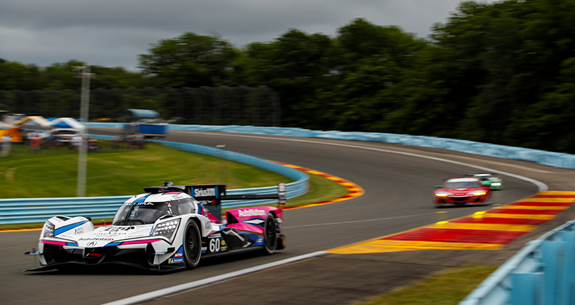 Braun Puts No. 60 Acura atop Watkins Glen Practice before Rain | IMSA