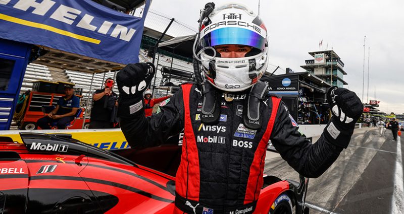 Campbell Leads Penske Perfect Front-Row Sweep at Indy for Porsche | IMSA