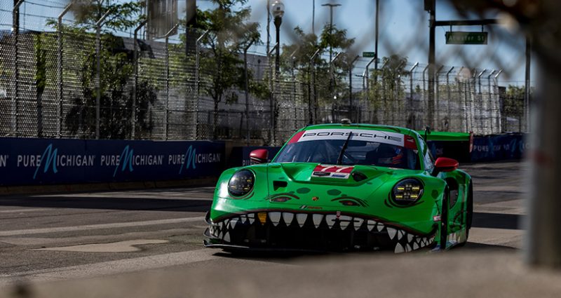 No. 77 ‘Rexy’ Porsche Takes Second Straight Victory Bite in Detroit | IMSA