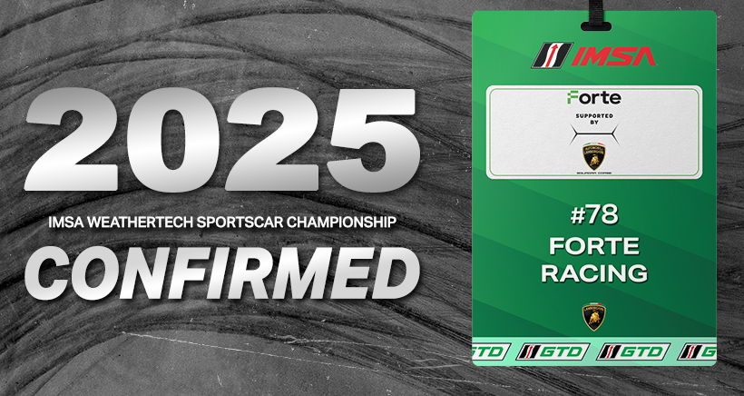 Forte Racing Entry Confirmed for GTD Class in 2025 | IMSA