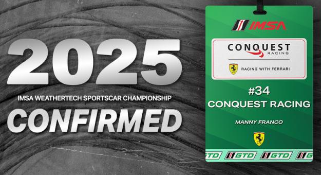 Conquest Racing Has 2025 WeatherTech Championship GTD Entry Confirmed ...