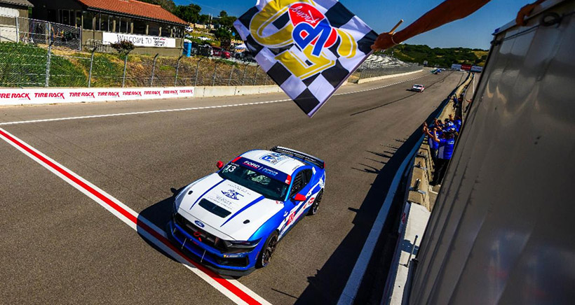 Noaker Wins Mustang Challenge Race 1 at WeatherTech Raceway Laguna Seca ...