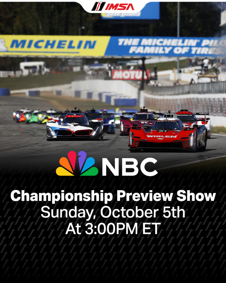 Tune In Sunday, Oct. 5, for Special NBC and Peacock 2025 IMSA ...