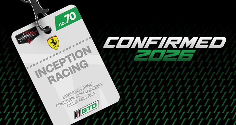 Inception Racing Back Again With Ferrari For 2026 WeatherTech ...