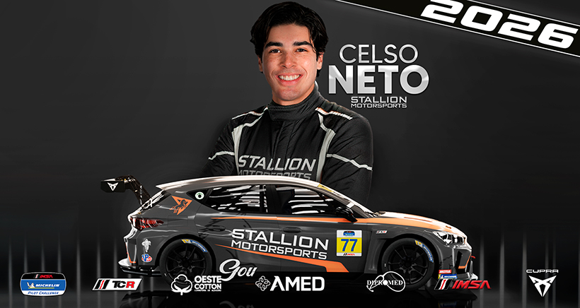 Celso Neto Signs with Stallion Motorsports for 2026 Michelin Pilot ...